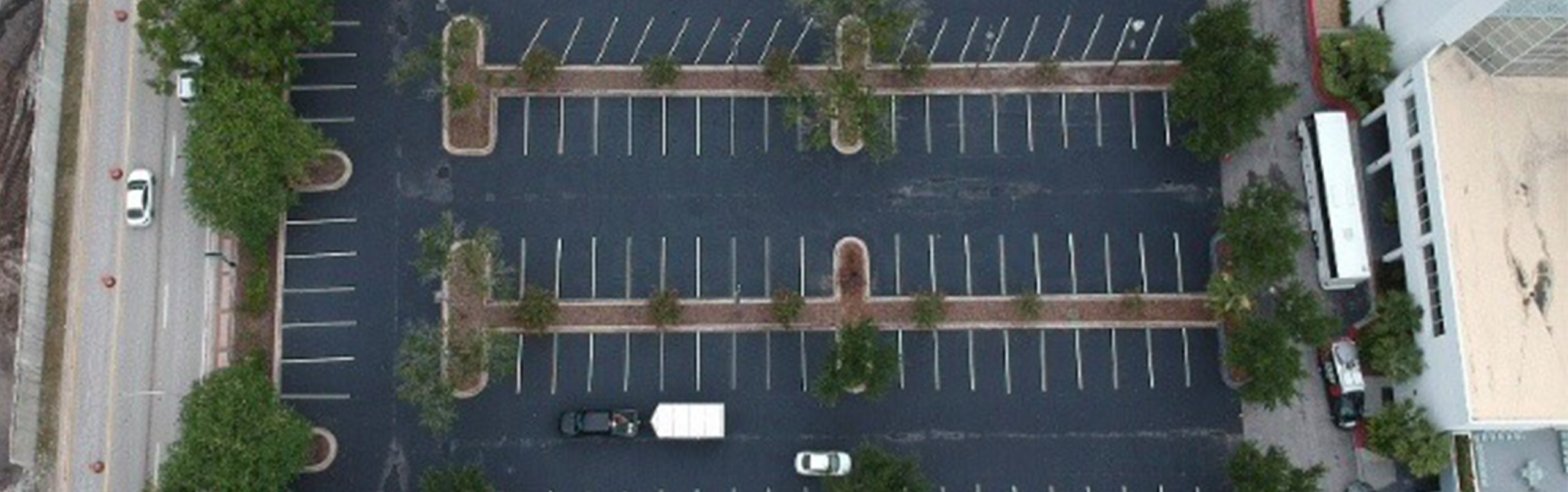 150+ Parking Stalls in Orlando Parking Lot Striping Project | G-FORCE