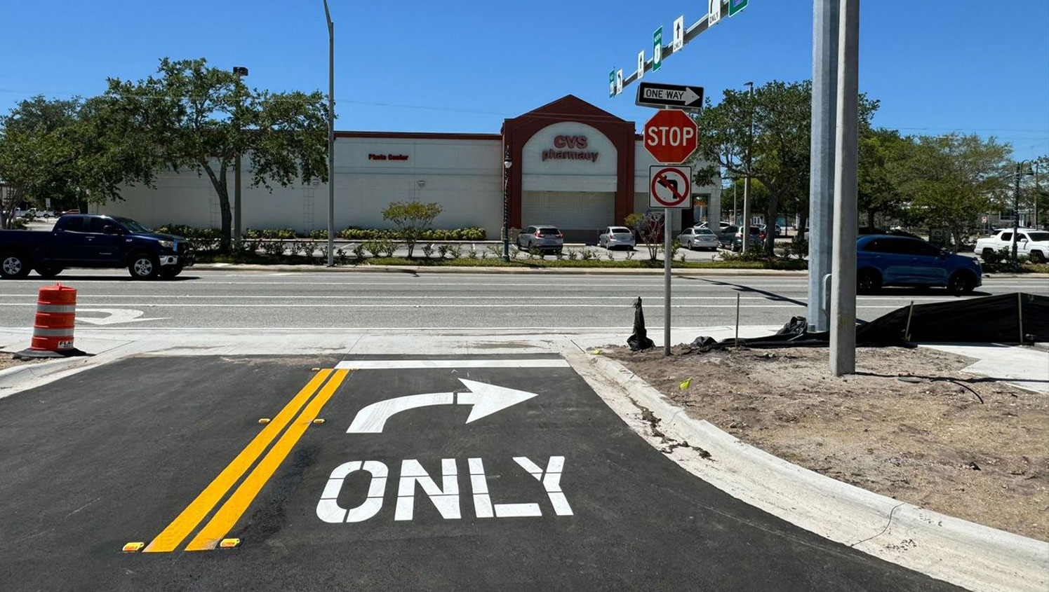 Line Striping for Burger King in Titusville, FL | G-FORCE™
