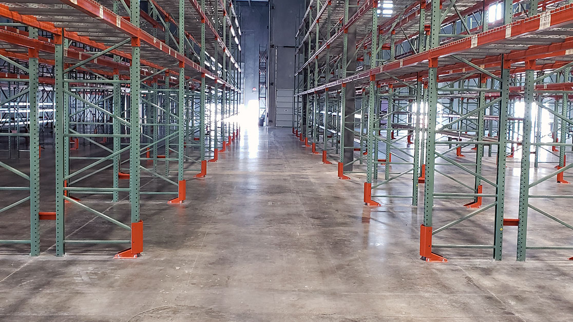 Bright New Warehouse Marking Safety Lanes Project | G-FORCE™ Palm Beach