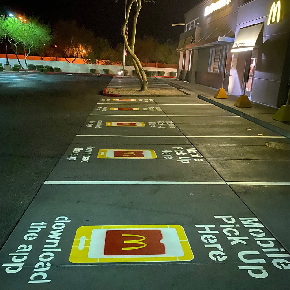 Parking Lot Restriping for Fast Food Restaurant | G-FORCE™ Phoenix