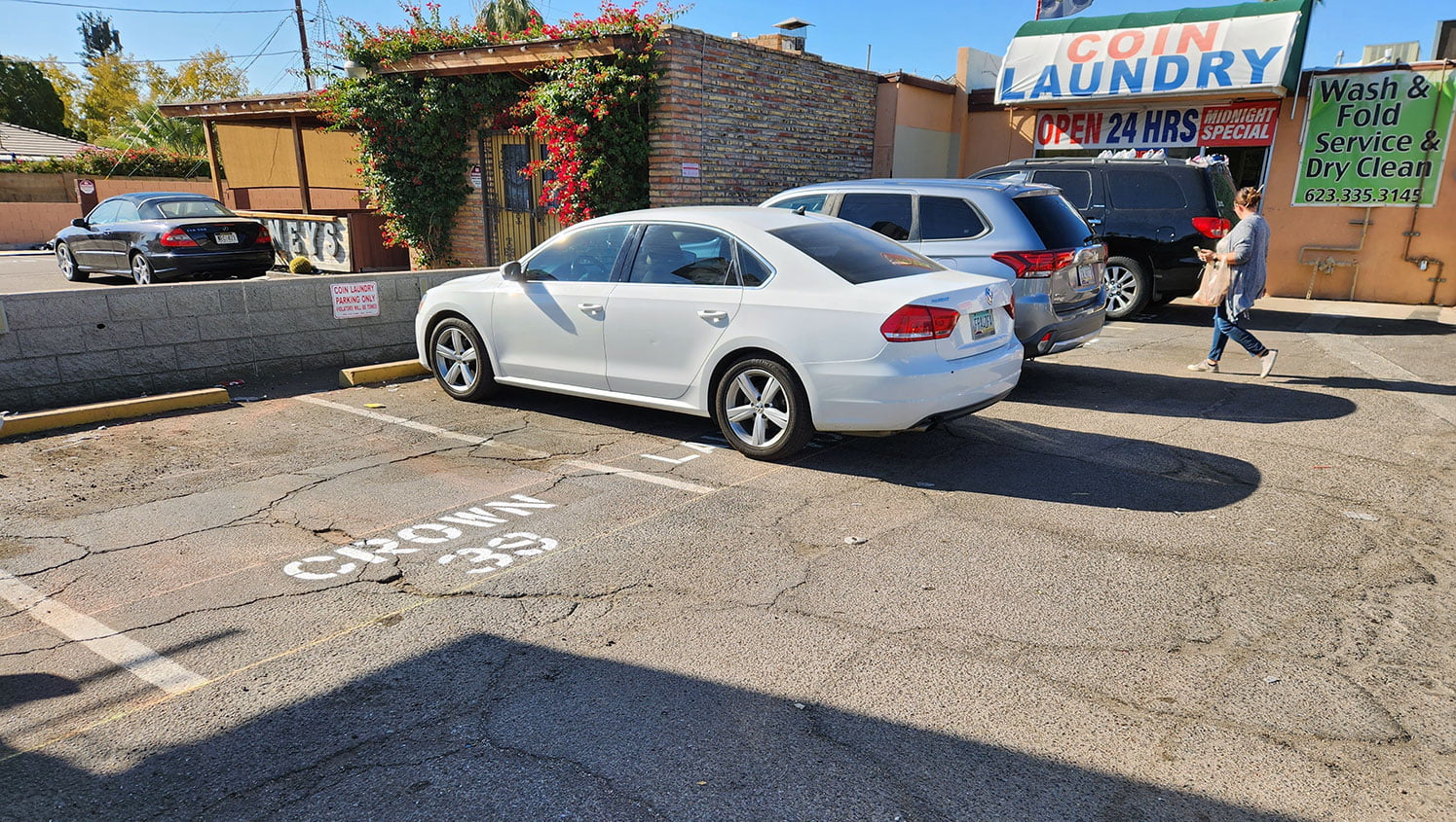 Parking Lot Striping for Feeney’s Restaurant & Bar | G-FORCE Phoenix