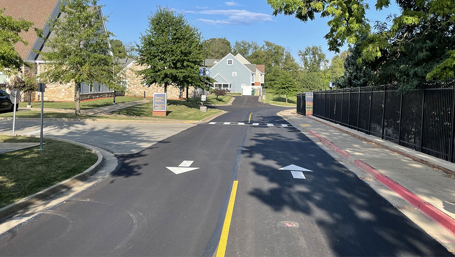 Line Striping for A. Folino Construction in Pittsburgh, PA | G-FORCE™