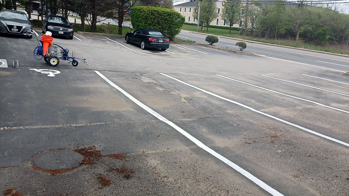 Line Striping for a Medical Building and Spa | G-FORCE™ Providence