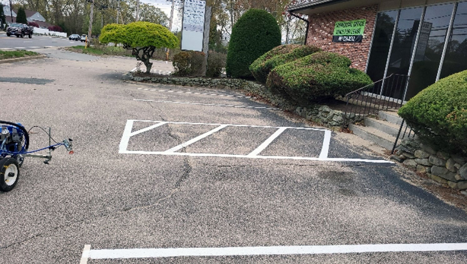 Line Striping for a Medical Building and Spa | G-FORCE™ Providence