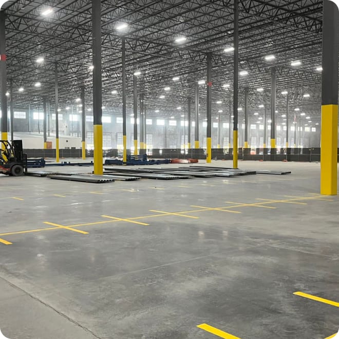 Warehouse Floor Markings in Raleigh, NC | G-FORCE