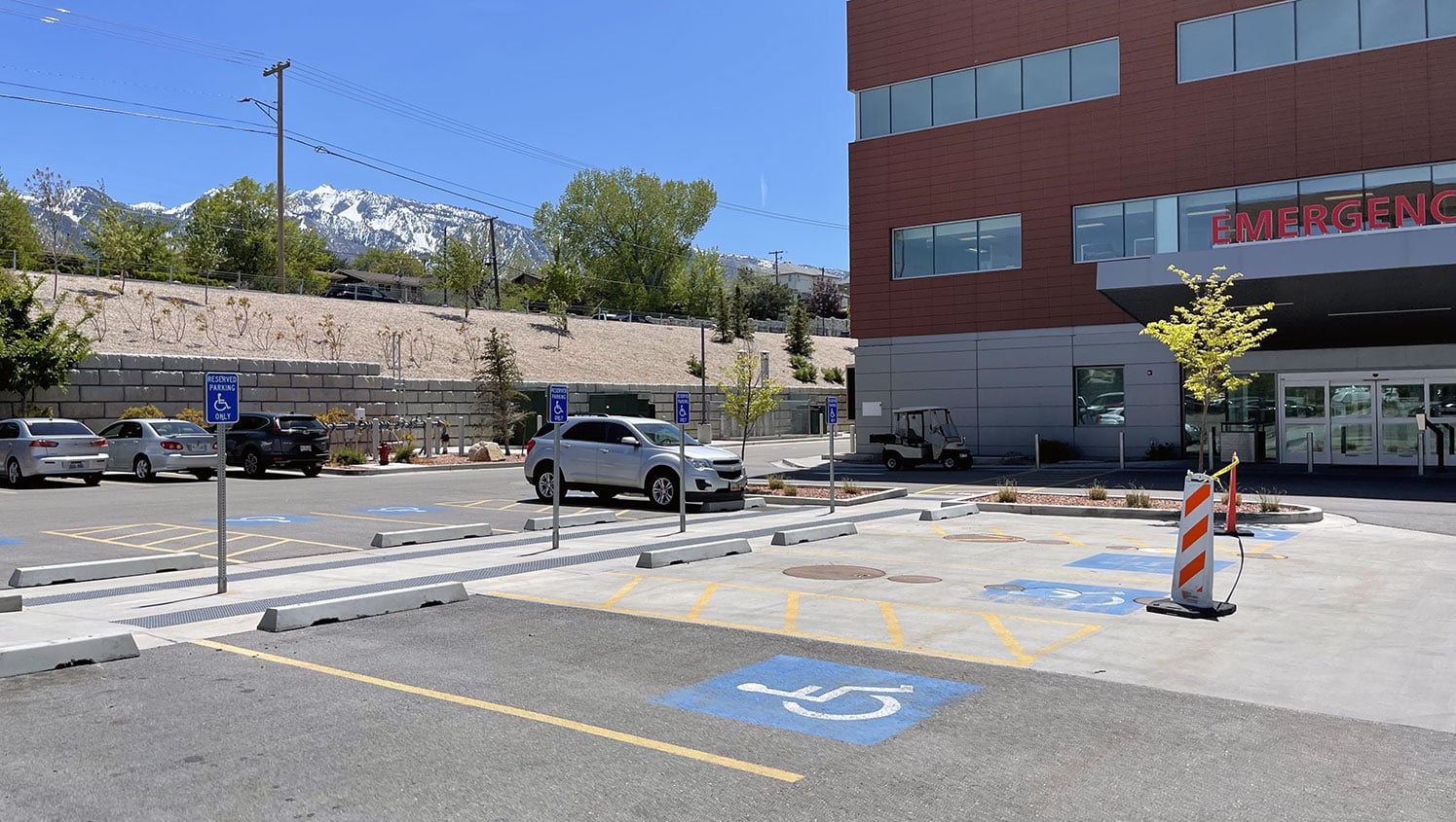 Hospital Parking Stop Installation | G-FORCE™ Salt Lake City
