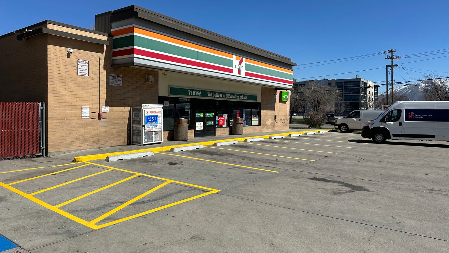 Line Striping for Three 7-Eleven Locations in Salt Lake City, UT | G-FORCE™
