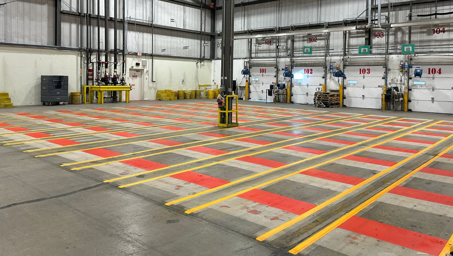 Warehouse Floor Markings for TJ Maxx Distribution Center in Las Vegas ...