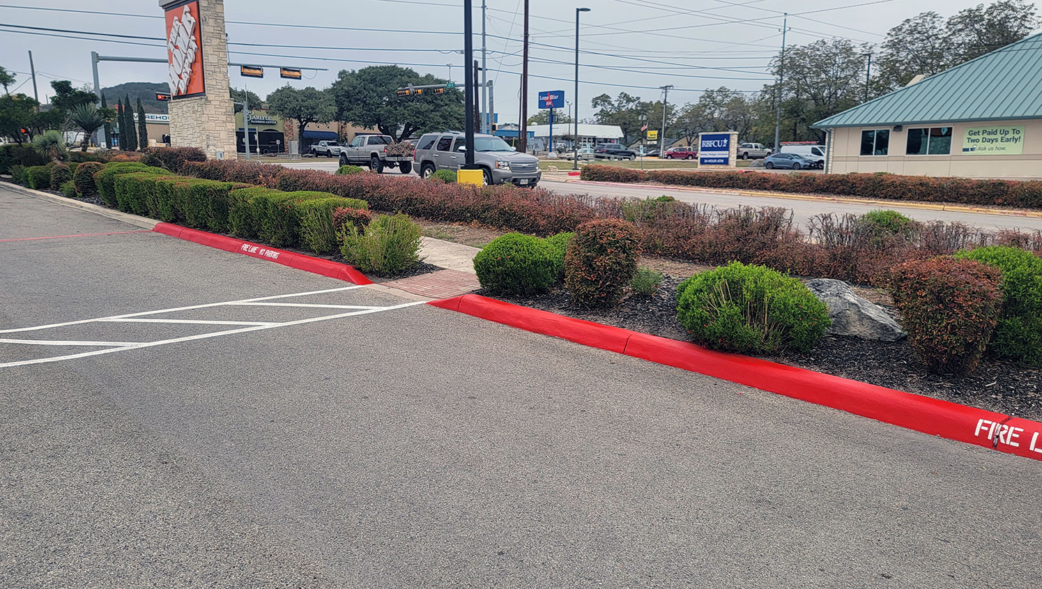 Line Striping for a Local Kerrville, TX Business | G-FORCE