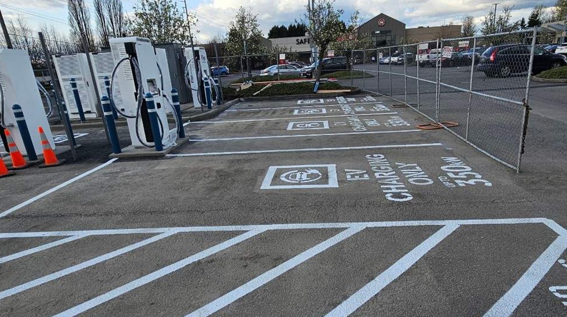 EV Charging Bay Markings for Osborne Company in Kent | G-FORCE®