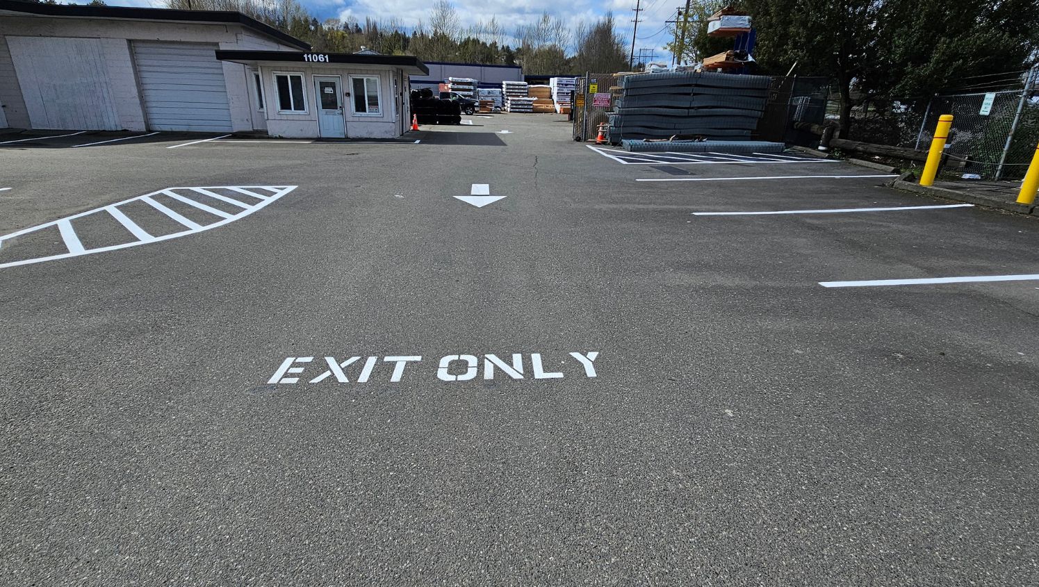 Line Striping for Everguard Fence Materials in Washington | G-FORCE®
