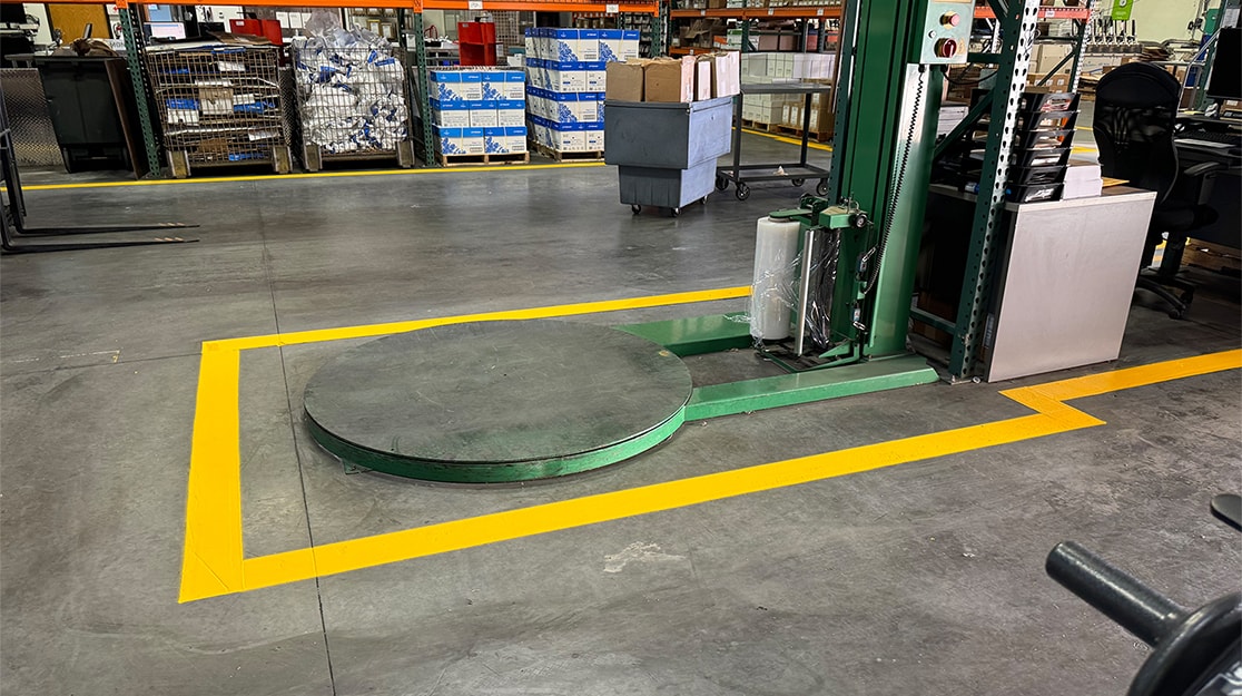 Warehouse Floor Markings for Kubra in Gardena | G-FORCE®
