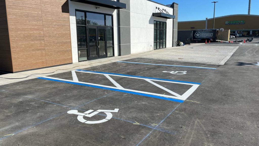 Line Striping for Tampa Strip Mall | G-FORCE™