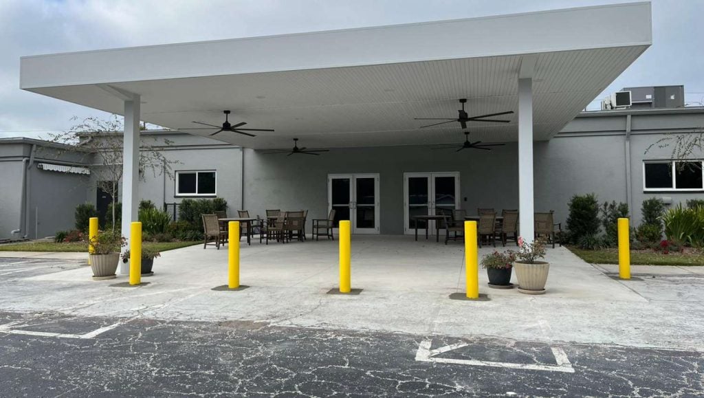 Line Striping for Church in St. Petersburg | G-FORCE™