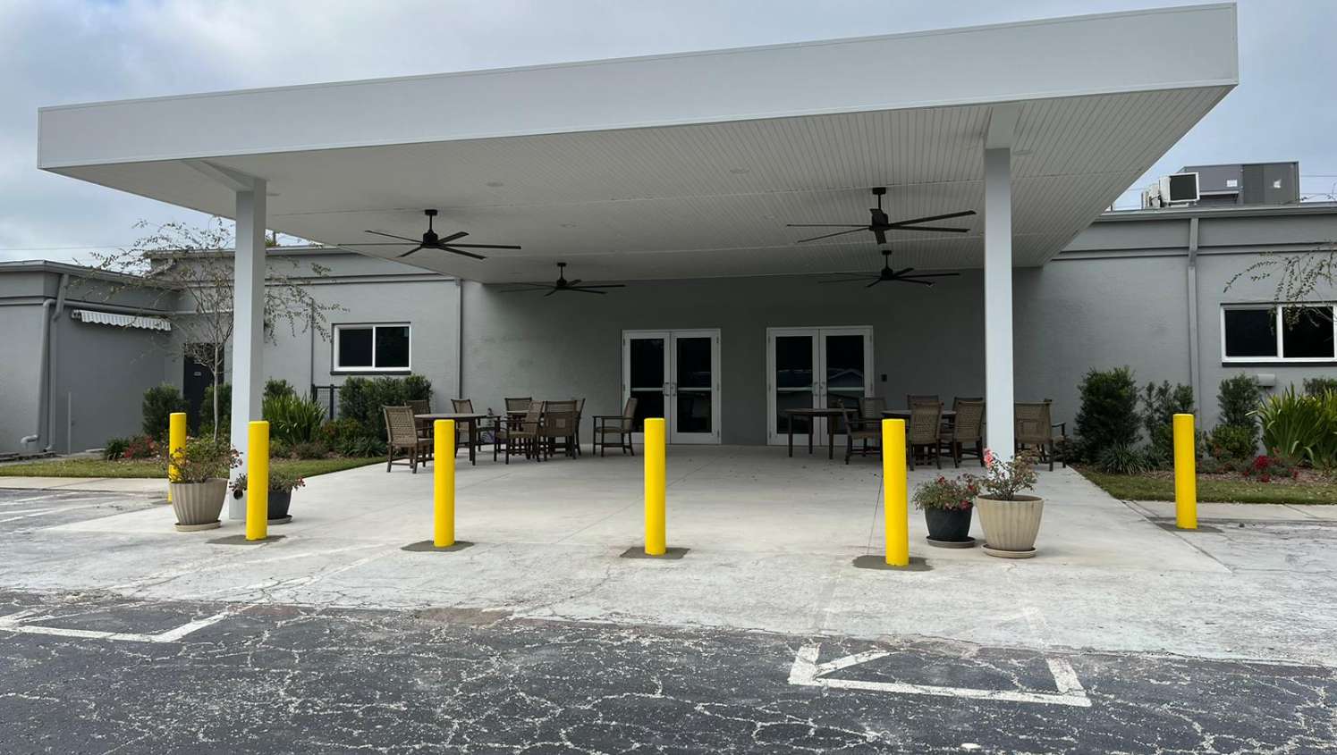 Line Striping for Church in St. Petersburg | G-FORCE™