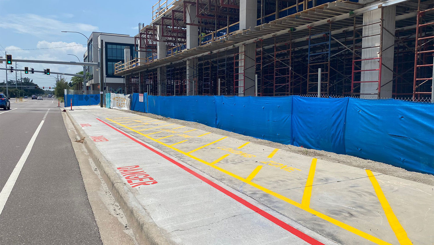 Line Striping for Downtown Tampa, FL | G-FORCE™