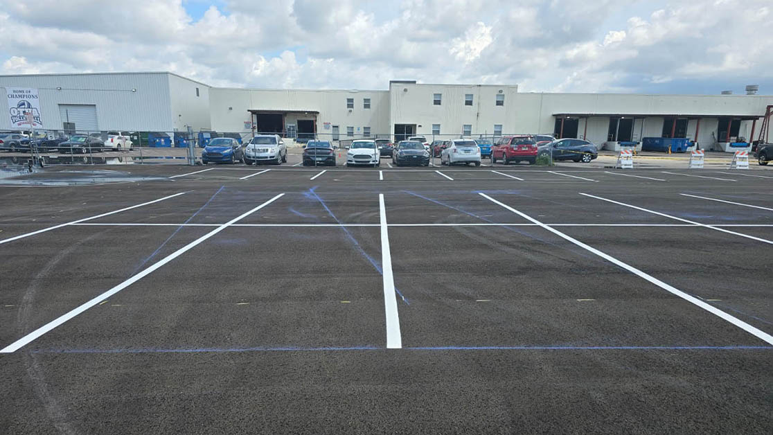 Line Striping for Business Office in Tampa | G-FORCE™