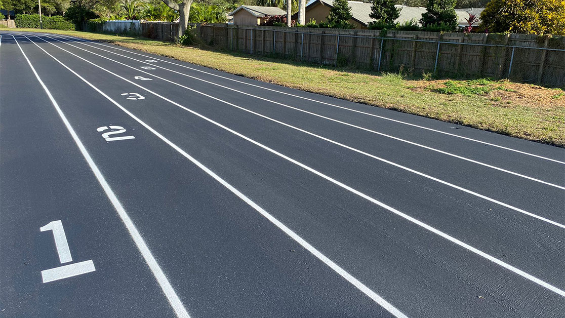 Track Line Striping in Hudson, FL | G-FORCE™