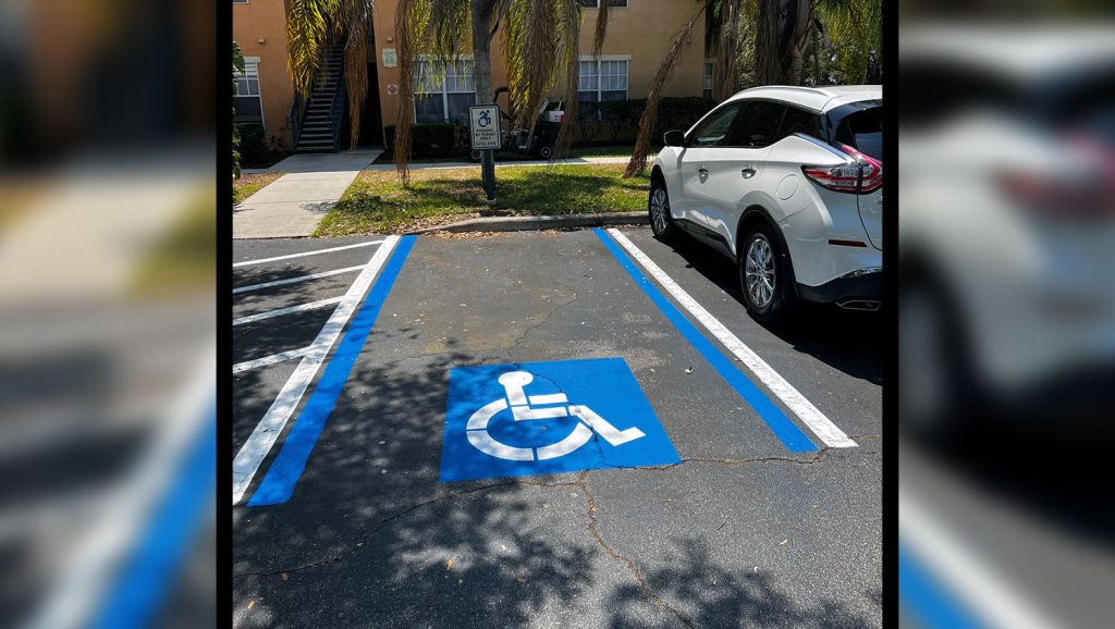 ADA-Striping Project for Paving Contractor | G-FORCE™ Tampa