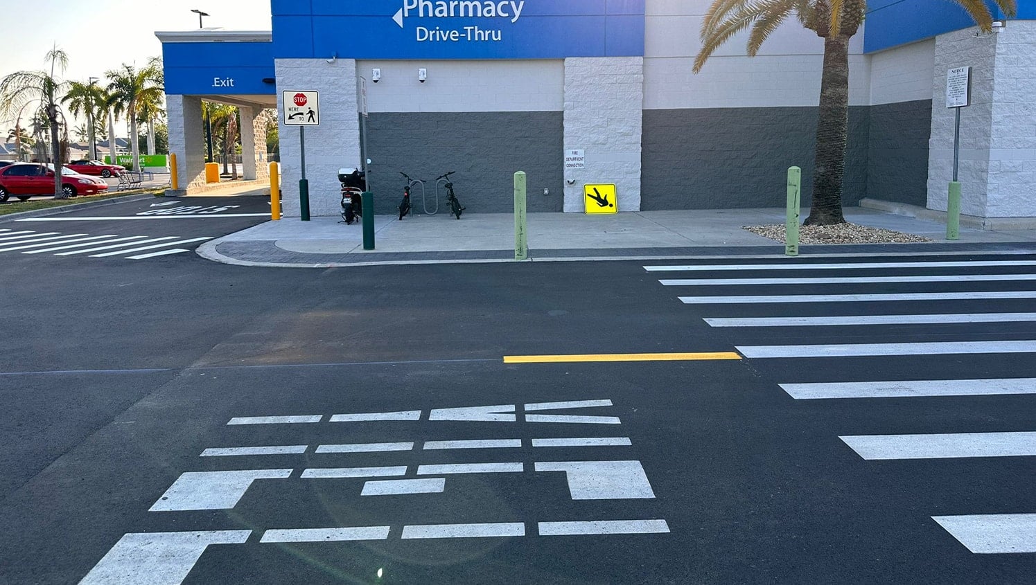 Parking Lot Sign Installation for Walmart | G-FORCE™