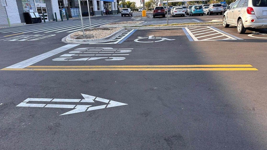 Parking Lot Sign Installation for Walmart | G-FORCE™