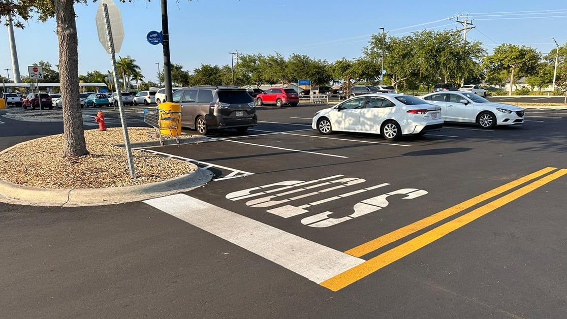 Parking Lot Sign Installation for Walmart | G-FORCE™