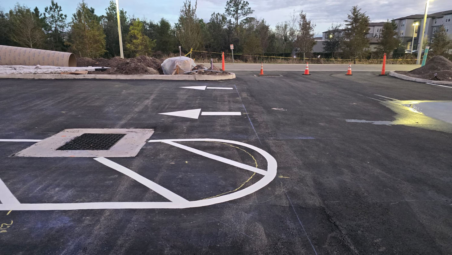 Parking Stops Installation for Business Parking Lot in Bradenton | G-FORCE®