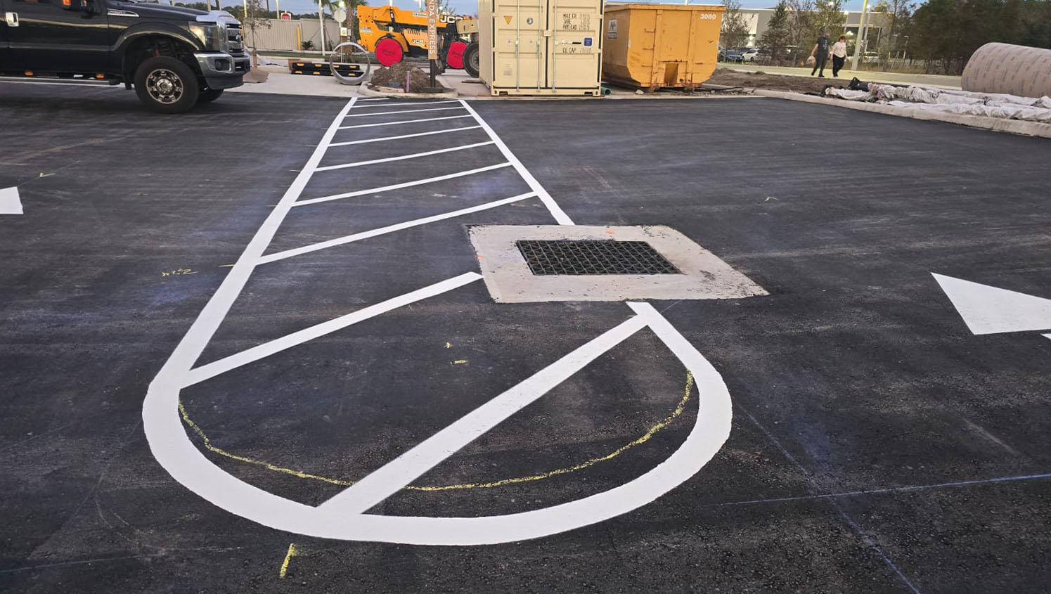 Parking Stops Installation for Business Parking Lot in Bradenton | G-FORCE®