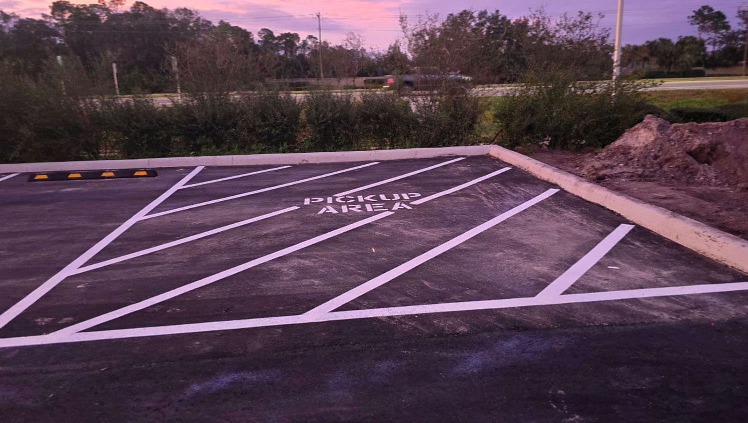 Parking Stops Installation for Business Parking Lot in Bradenton | G-FORCE®