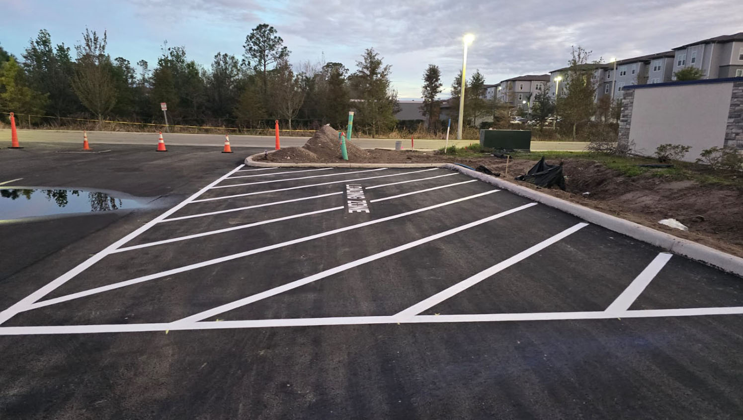 Parking Stops Installation for Business Parking Lot in Bradenton | G-FORCE®