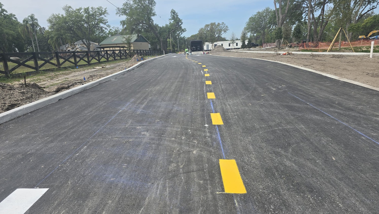Line Striping for a Business Parking Lot in Lutz | G-FORCE®