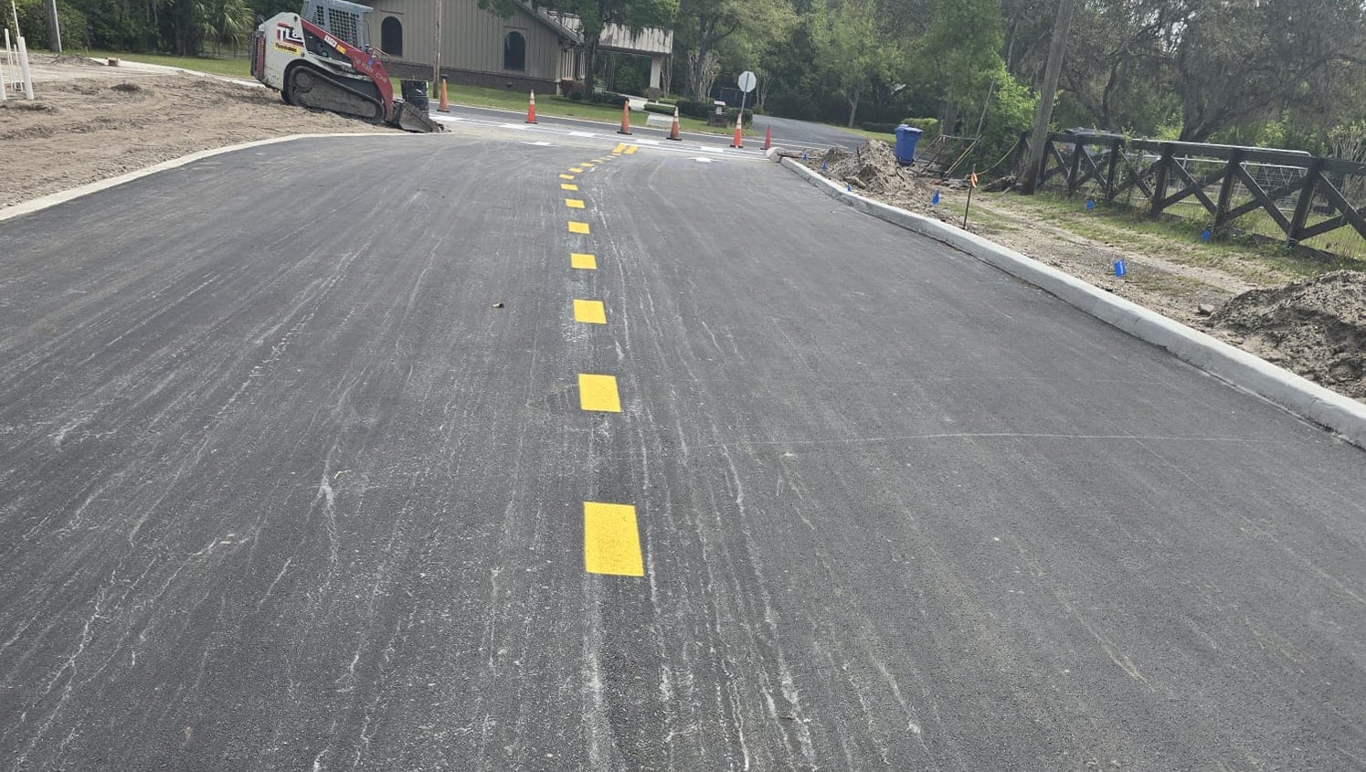 Line Striping for a Business Parking Lot in Lutz | G-FORCE®
