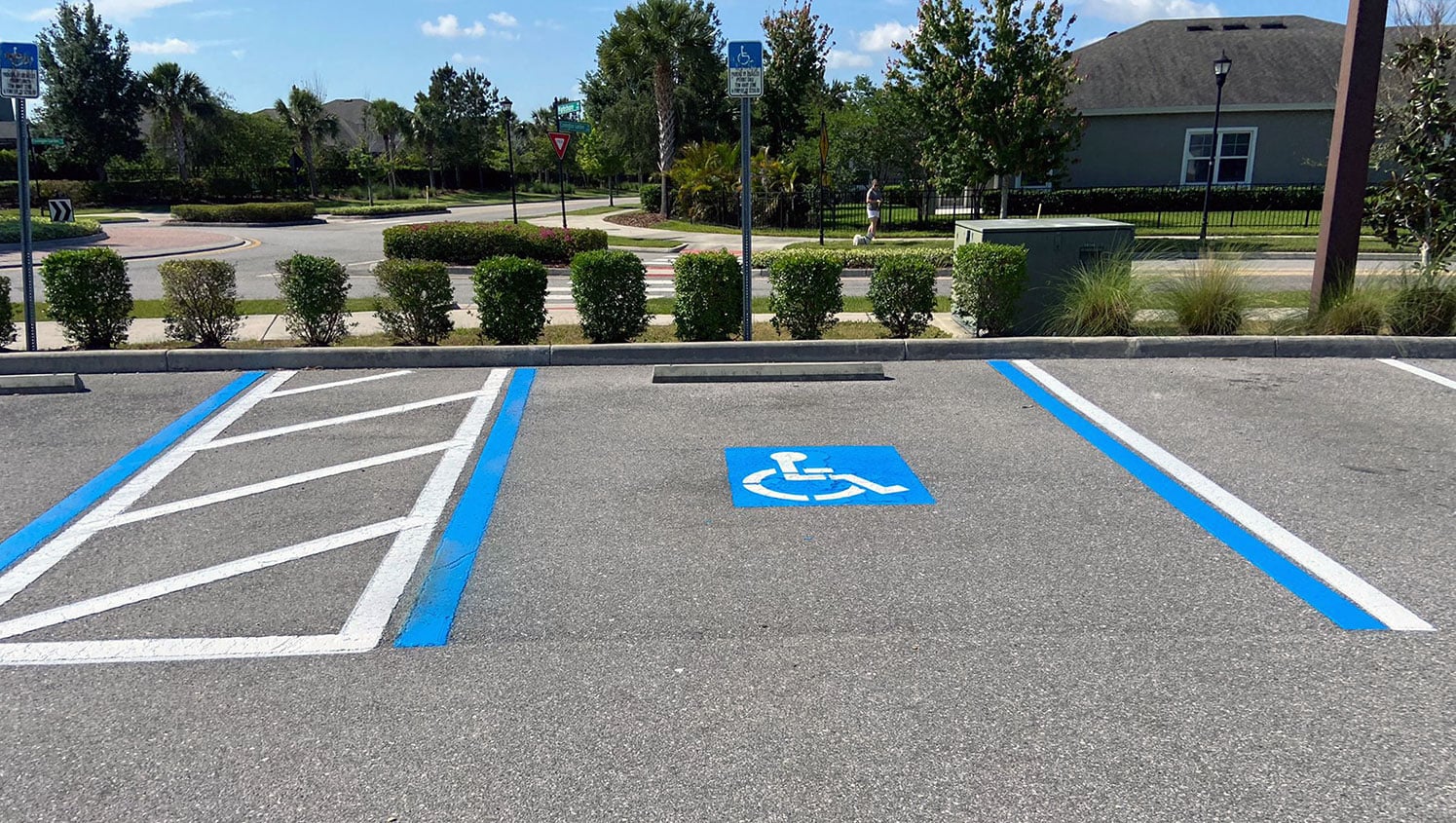 Line Striping for Learning Academy Daycare | G-FORCE™ Tampa
