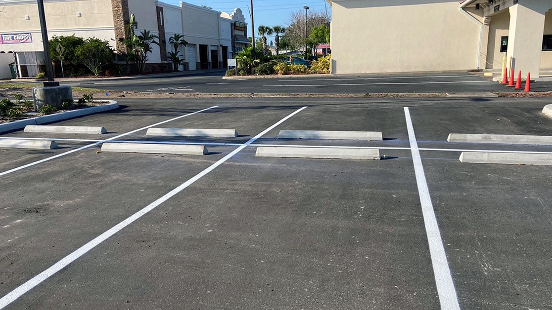 Fresh Line Striping for Christian Brothers Auto Repair | G-FORCE™ Tampa