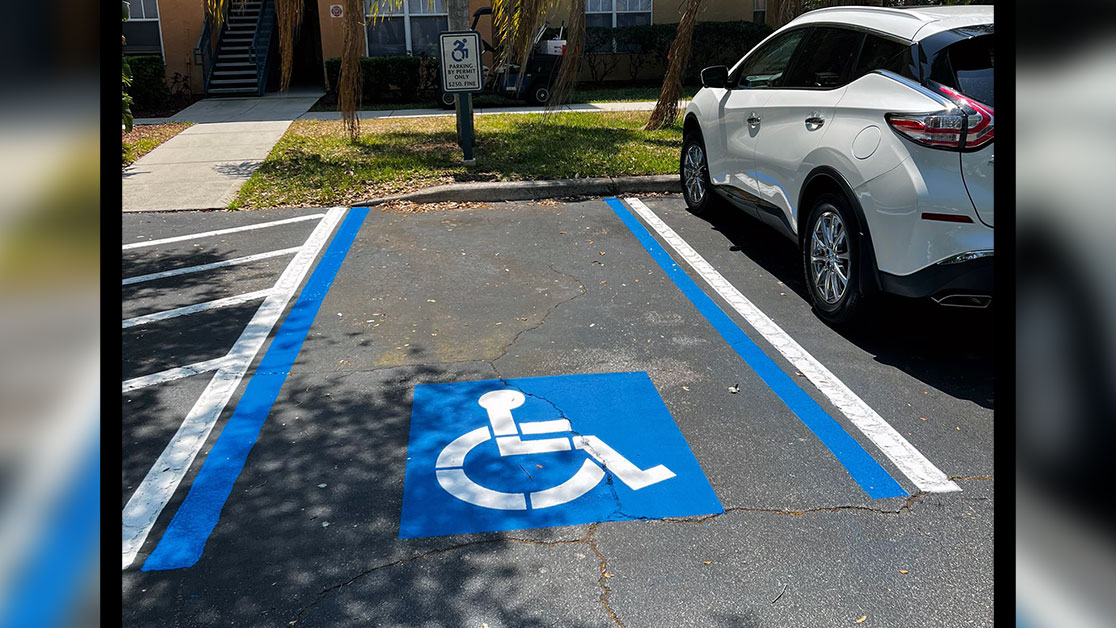 ADA-Striping Project for Paving Contractor | G-FORCE™ Tampa