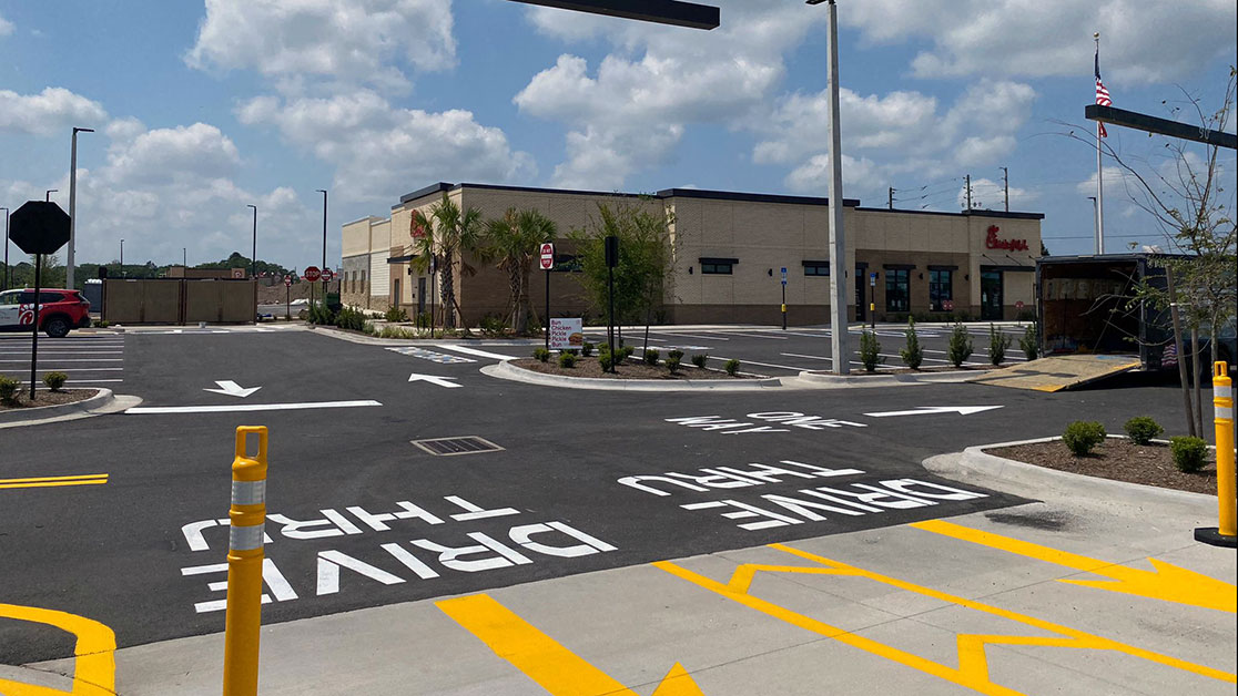 Parking Lot Striping for Chick-fil-A | G-FORCE™ Tampa