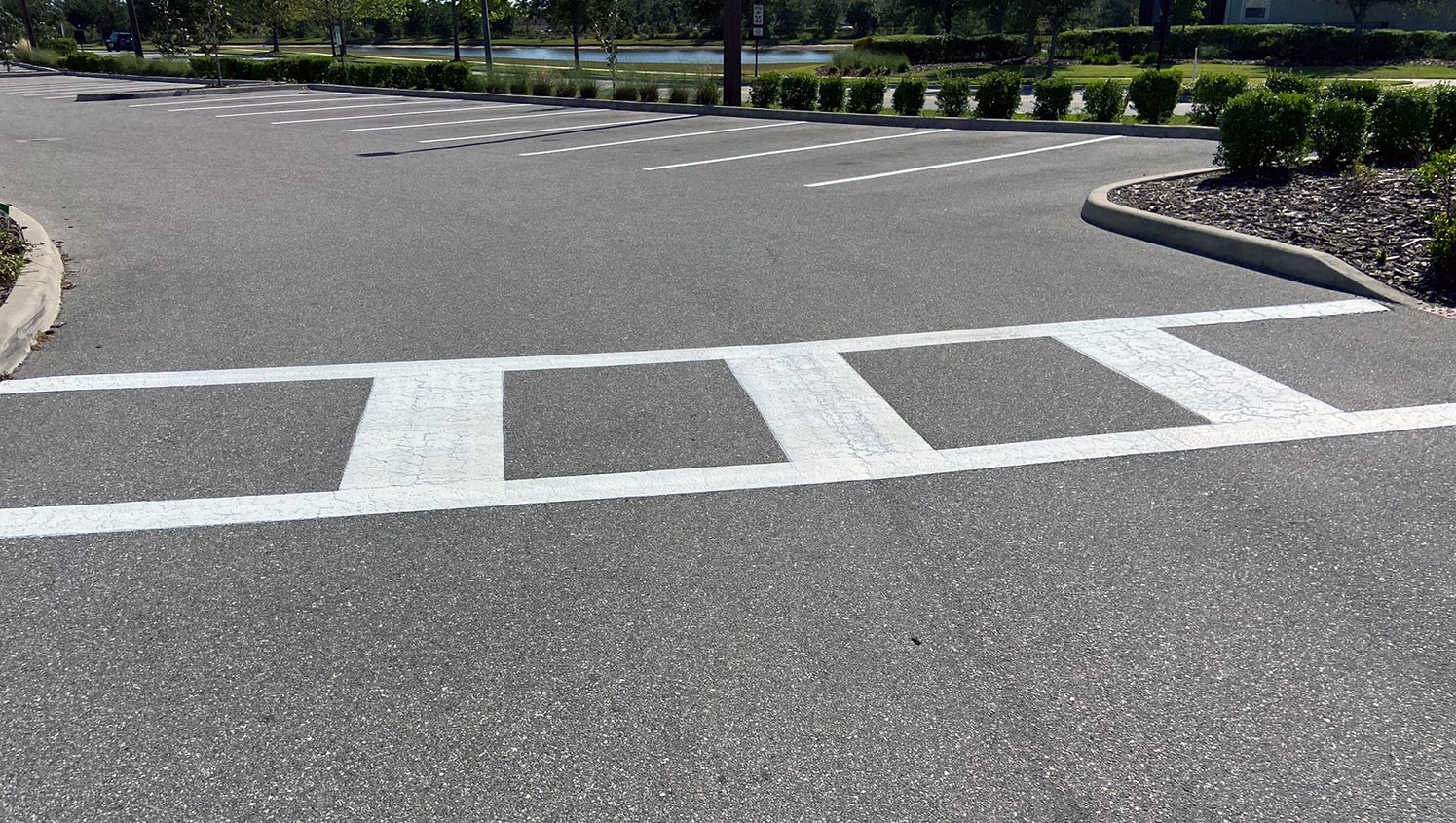 Line Striping for Learning Academy Daycare | G-FORCE™ Tampa