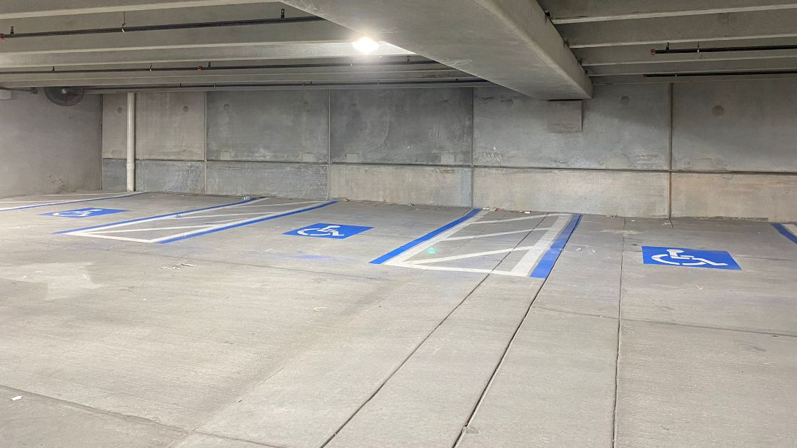 Striping for Parking Garage in Tampa, FL | G-FORCE™