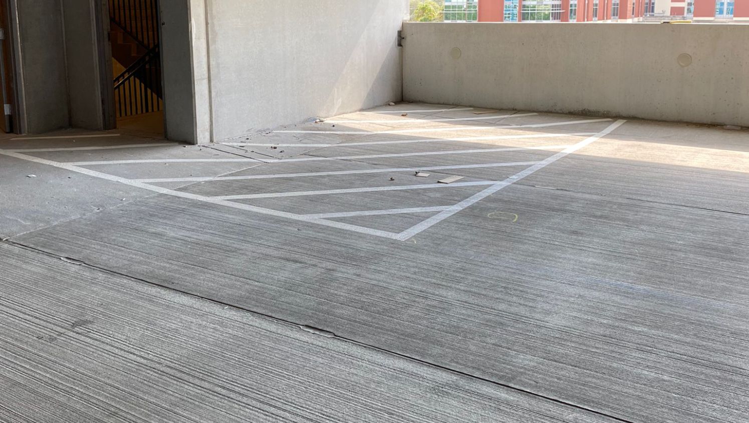 Striping for Parking Garage in Tampa, FL | G-FORCE™