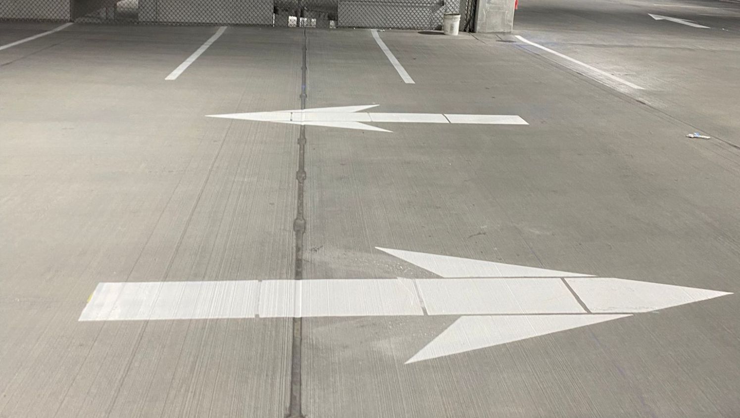 Striping for Parking Garage in Tampa, FL | G-FORCE™