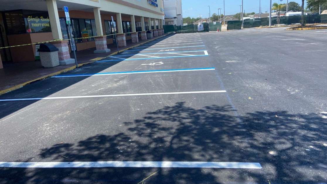 ADA Parking Lot Compliance Project in Hillsborough County | G-FORCE™