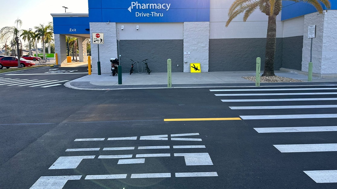 Parking Lot Sign Installation for Walmart | G-FORCE™
