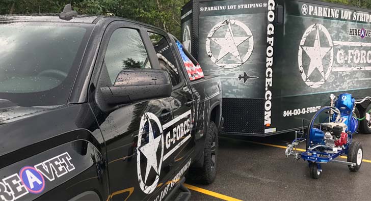 Line Striping Vehicle And Trailer Wrap – Gig Line 3 - G-FORCE®